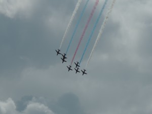 Red Arrows Overhead » Kelvin Peach Photography